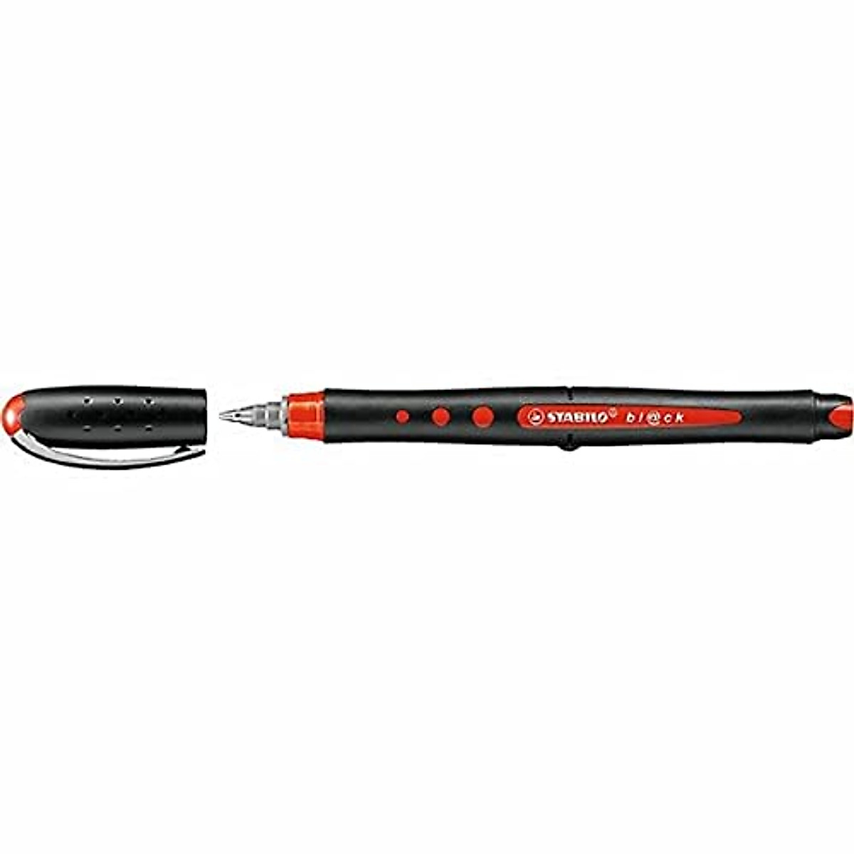 STABILO Bionic Bl@ck Pen, Medium, Red