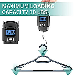 Perfecasa Extra Non Slip Plastic Clothes Hangers 30 Pack, with Sure Grip Rubber, 360 Degree Swivel Hook, Space Saving (Steel Blue/Cool Grey)