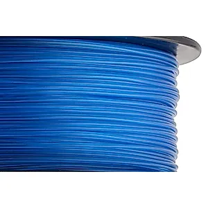 HATCHBOX ABS 3D Printer Filament, Dimensional Accuracy +/- 0.03 mm, 1 kg Spool, 1.75 mm, Transparent Blue