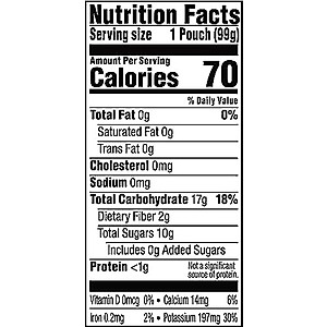 Plum Organics | Stage 1 | Organic Baby Food Meals [4+ Months] | Just Prune | 3.5 Ounce Pouch (Pack Of 6) Packaging May Vary