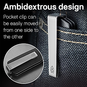 JAMES° The Carter Folding Pocket Knife Built for EDC Featuring a Slide Lock, 2.8" Corrosion-Resistant Stainless Steel Blade, Black Grip