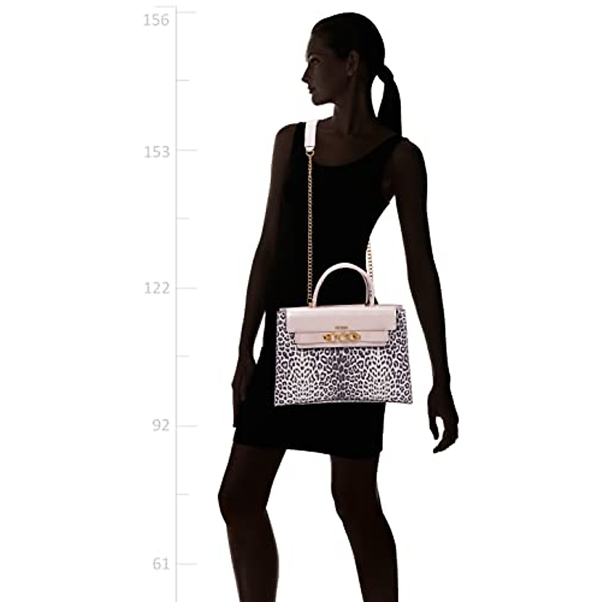 GUESS Zira High Society Satchel, Leopard Multi