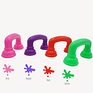 4E's Novelty Whisper Phones for Reading - Pack of 4 - Auditory Feedback, Hear Myself Sound Phone - Accelerate Reading Fluency, Comprehension & Pronunciation - Speech Therapy Materials Toys