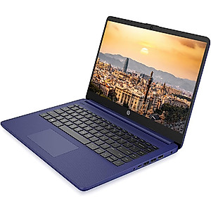 HP 2024 Premium 14'' HD IPS Touchscreen Laptop, AMD Processor Up to 2.59GHz, 4GB DDR4 RAM, 192GB SSD, HDMI, Ultra-Fast WiFi Speed, SD Slot, Windows 11 OS(Renewed)