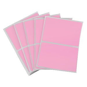 ChromaLabel 2 x 3 inch Name Tag Stickers, 150 Labels per Pack, Pink
