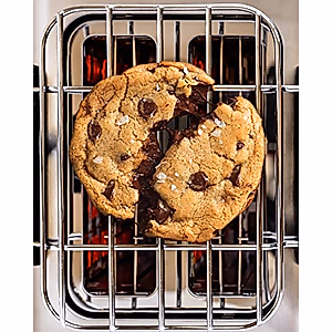 Warming Rack accessory for Revolution toasters - accessory only. Heat up croissants, buns, muffins, banana bread, pastries, cookies, soft pretzels, pizza and more with your Revolution toaster.