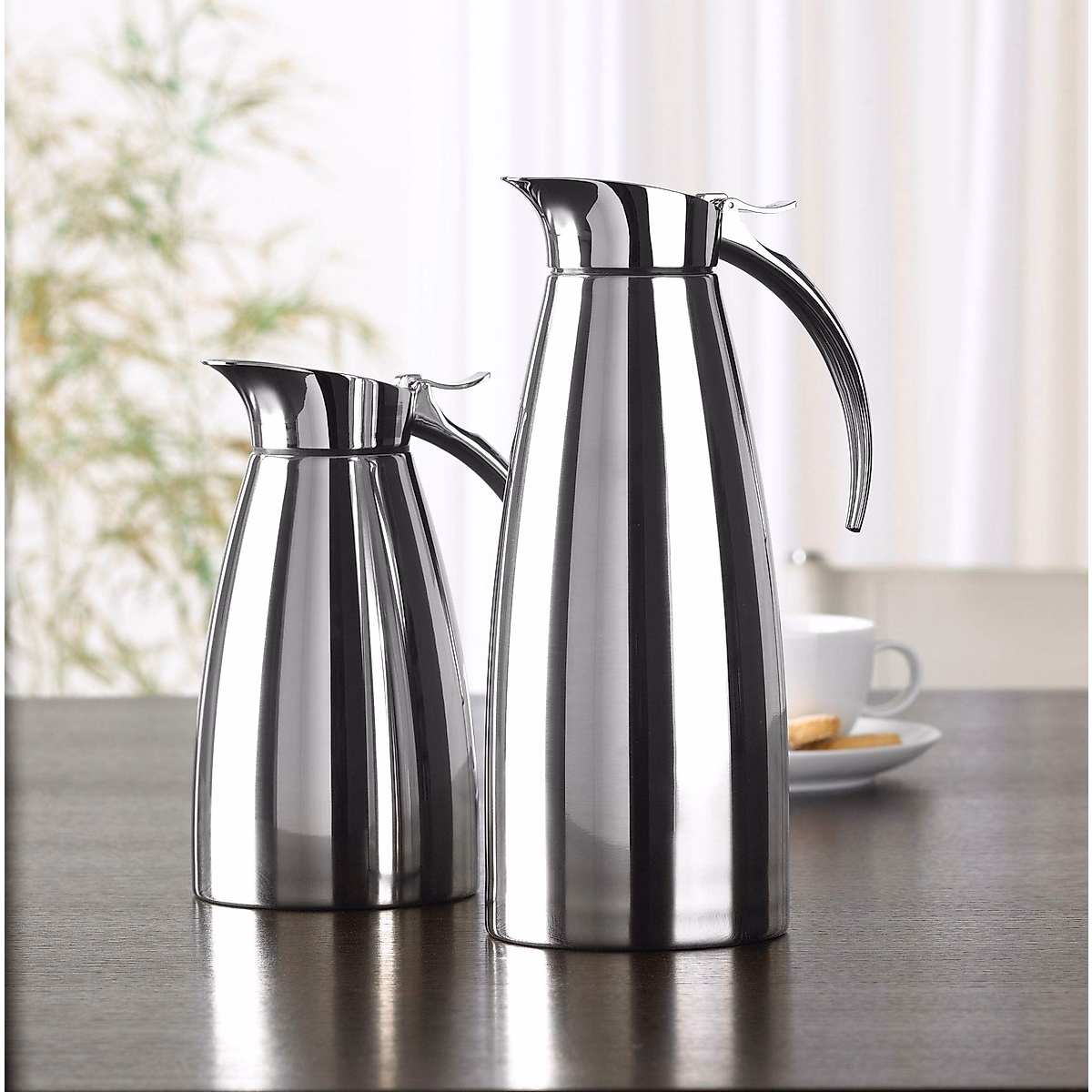 Emsa Eleganza Stainless Steel Insulated Carafe, 34-Ounce