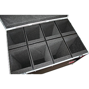 Gator Cases G-TOUR ATA Style Lighting case for Leko Type Can Light Fixtures; (G-TOUR LEKO-S4)
