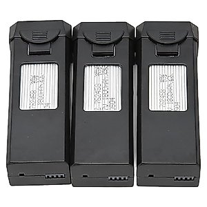 PUSOKEI 3PCS RC Drone Battery, 3.7V 1800MAH Quadcopter Drone Battery Replacement Battery for A258 F184 SP3 RC Drone