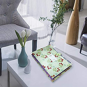 STUs Expanding File Folder - 6 Pack Accordian File Organizer with 5 Pockets Document Accordion Folder and 168 Pcs File Folder Labels for School and Office