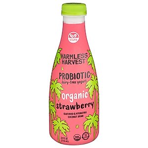 Harmless Harvest Dairy-Free Drinkable Yogurt - Strawberry 24oz, 24 Fl Oz