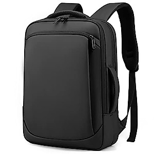 Womleys Laptop Backpack, 15.6 Inch Water Resistant Travel Business Backpack for Men Women,College School Bookbags Daypack (2#Black)
