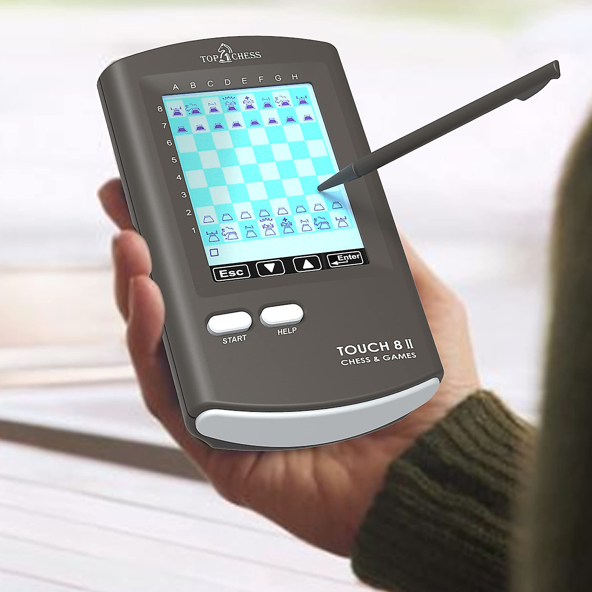 Top 1 Chess Touch Electronic Chess, Strategy Games Computer Kids Improving Chess Skills for Kids and Adults, Portable Travel Chess Perfect Birthday or Xmas Gift