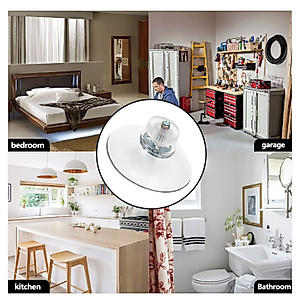 Piutouyar 41 mm/ 1.6 Inch Plastic Sucker Pad Holder, Round Strong Transparent Suction Pads, PVC Sucker with Screw Nut for Bathroom Wall, Window, Car Shade Cloth(6Pcs)