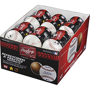 Rawlings | 8U Recreational/Practice Baseballs | Youth | 24 Count