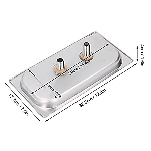 Oumefar Stainless Steel Cup Washer, Stainless Steel Pitcher Rinser Embedded for Hotels