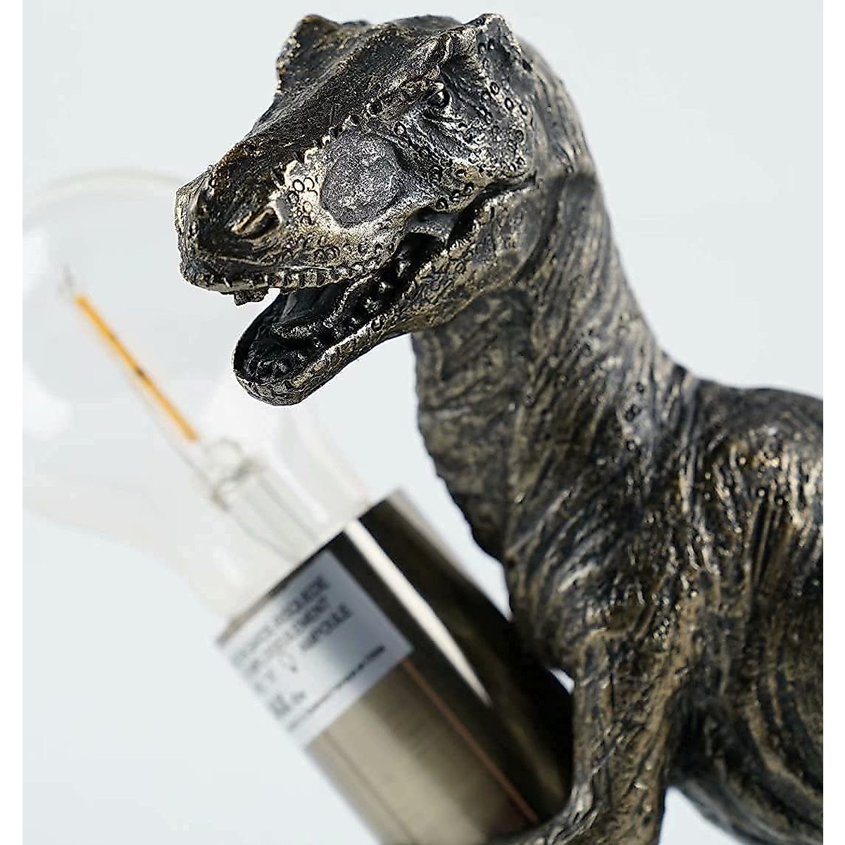 Jazzco Retro Dinosaur Lamp Decoration Light Animal Desk Lamp Vintage Lamp for Reading Living Room Kid's Baby Room Children Bedroom Bars Bedrooms