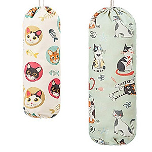 Plastic Bag Holder Grocery Bag Storage Holder Large Grocery Bag Shopping Bag Holder Organizer and Dispenser Multiple Color Designs/Sizes