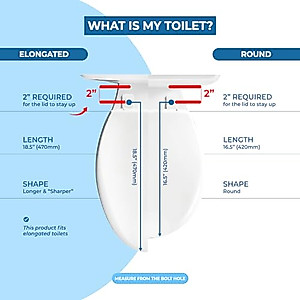 GenieBidet [ELONGATED] Bidet Attachment for Toilet Seat | Fits Your Current Toilet Seat - No Wiring & Easy Install | Self Cleaning Dual Nozzles, Rear & Feminine Cleaning | Travel Bidet Gift Included