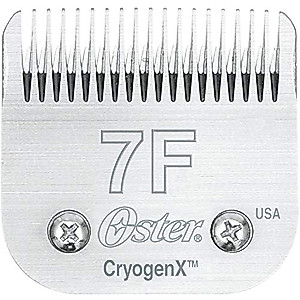 Oster A5 Dual Speed Grooming Clipper with Detachable Cryogen-X Blades #10 and #7F 7 Piece Universal Combs Guides Set
