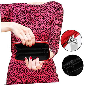 Cabilock 2pcs wallet purses strawberry kawaii girls gifts red purse girls purse mini purse girl gifts plant accessories leather long purse women purse bags Ornament Miss