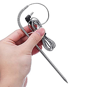 Replacement Meat Probe for Pit Boss Pellet Grills, 3.5mm Plug Pit Boss Accessories Parts Meat BBQ Temperature Probes Pit Boss Meat Probe for Pellet Grill Smoker 2pc