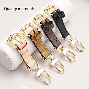 OAikor LV Pochette Metis Shoulder Strap Adjustment Buckle, Bag Shoulder Strap Shortening Adjuster Accessory for Handbag Crossbody Strap(Brown, 12cm)