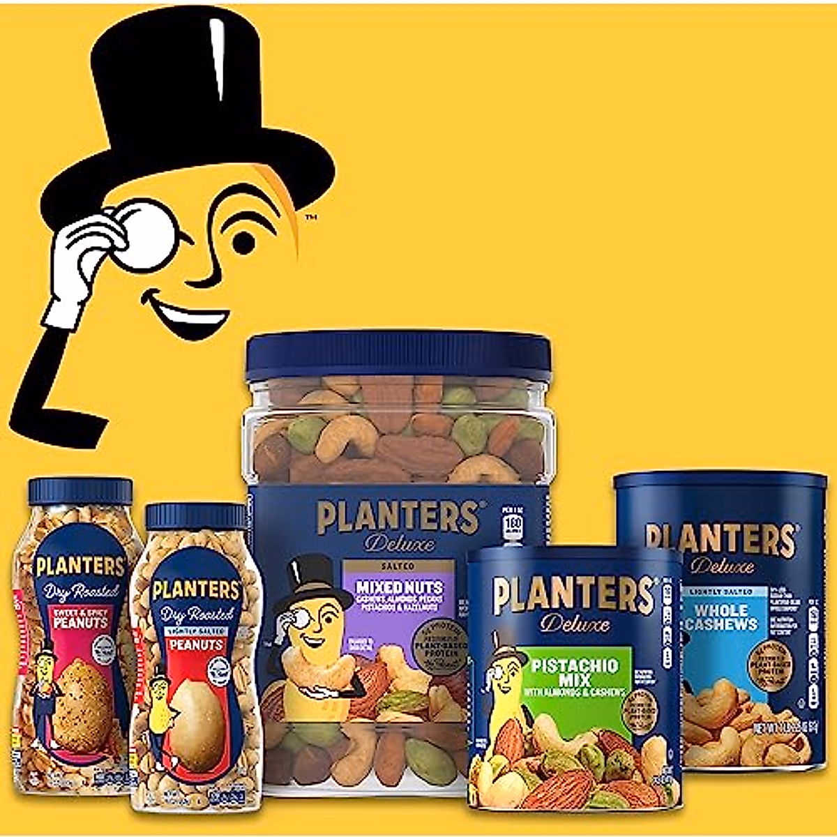 PLANTERS Fall Edition Pumpkin Spice Almonds, Pumpkin Spice Snacks, Cooking & Baking Nuts & Seeds, Flavored Almonds, Seasonal Nuts, Fall Party Snacks, Plant-Based Protein, 15.25 oz Canister