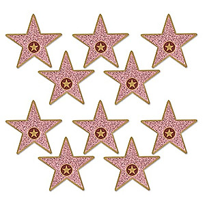 Beistle Mini Star Cutouts, 5", Multicolor