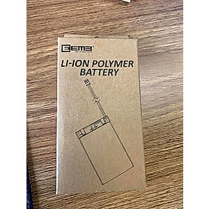 EEMB Lithium Polymer Battery 3.7V 820mAh 653042 Lipo Rechargeable Battery Pack with Wire JST Connector for Speaker and Wireless Device- Confirm Device & Connector Polarity Before Purchase