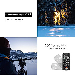 Camera Remote Wireless Shutter Release for Nikon COOLPIX B600, A1000, P1000, Z50, Replace Nikon ML-L7