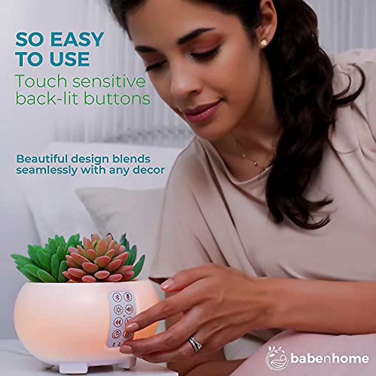 【3 in 1】White Noise Sound Machine for Sleep Adults Kids Baby – White Noise Machine for office privacy & noise canceling - Pink and Brown Noise, Lullaby’s and Nature Sleep Sounds for Deep Restful Sleep