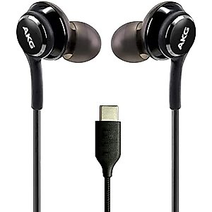 UrbanX OEM 2021 Stereo Headphones for Samsung Galaxy S20 5G Braided Cable with Microphone USB-C Connector (US Version with Warranty)