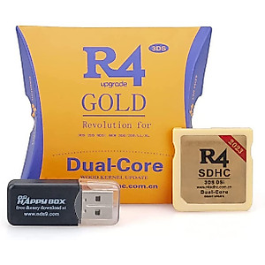 RGEEK 2023 Update Wood Version R4ISDHC SDHC Dual Core Golden