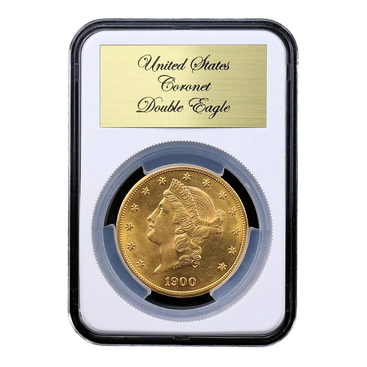 Ursae Minoris Elite Certified-Style Coin Holder for US $20 Coronet or St Guadens Gold Double Eagle