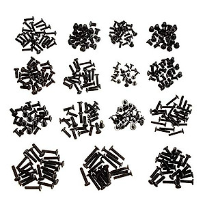 OPYTR Screw Anchors 300pcs Black Computer Parts Metal Screws Set for Laptop Computers in Stock Anchors
