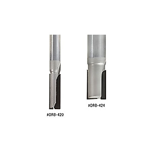 Amana Tool - PCD Diamond 1/4" D 1/4 Shank 2Fl (DRB-420), Industrial Grade