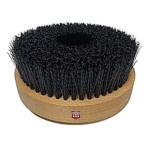 DETAIL DIRECT Carpet Shampoo Scrub Brush, 5'' Wood Block Brush for Rotary Buffers - Polishers