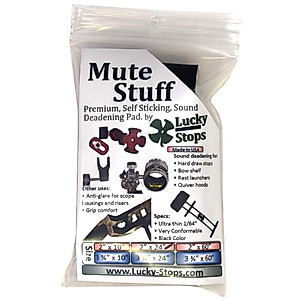 2" x 24" Mute Stuff, Premium, Self Sticking, Sound Deadening, Felt Pad, Silencing