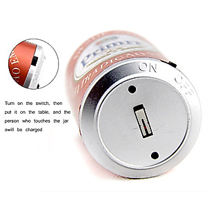 JEYKAY Funny Electric Shock Saving Money Cans Prank Trick Toy Fool's Day Gifts Electric Shock Gag Joke Prank Toys