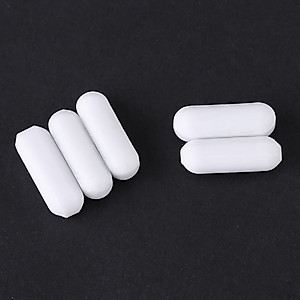 5Pcs Type-C Stir Bars,5 * 15mm Magnetic PTFE Stir Bar,Lab Mixing Blending Equipment,High Temperature and Resistance,Low Temperature Resistance,No Adhesiveness,for Magnetic Mixer