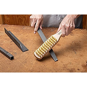 Nicholson 10" File Card and Brush - 21467