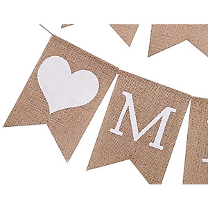 Future Mr&Mrs Burlap Banner - Future Mr&Mrs Couples Shower Decor,Bridal Shower Decorations ,Engagement Banner , Best Bridal Wedding Supplies