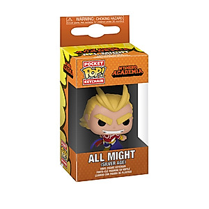 Funko Pop! Keychain Animation: My Hero Academia - All Might (Silver Age)