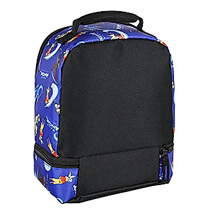 INTIMO Nickelodeon Avatar The Last Airbender Character Aang Katara Sokka Zuko Cartoon Dual Compartment Lunch Box Bag