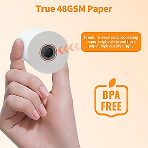 PAPRMA 2 1/4'' x 50' Receipt Paper Rolls POS Thermal Paper Cash Register Paper Rolls for Credit Card Machine(50 Rolls)