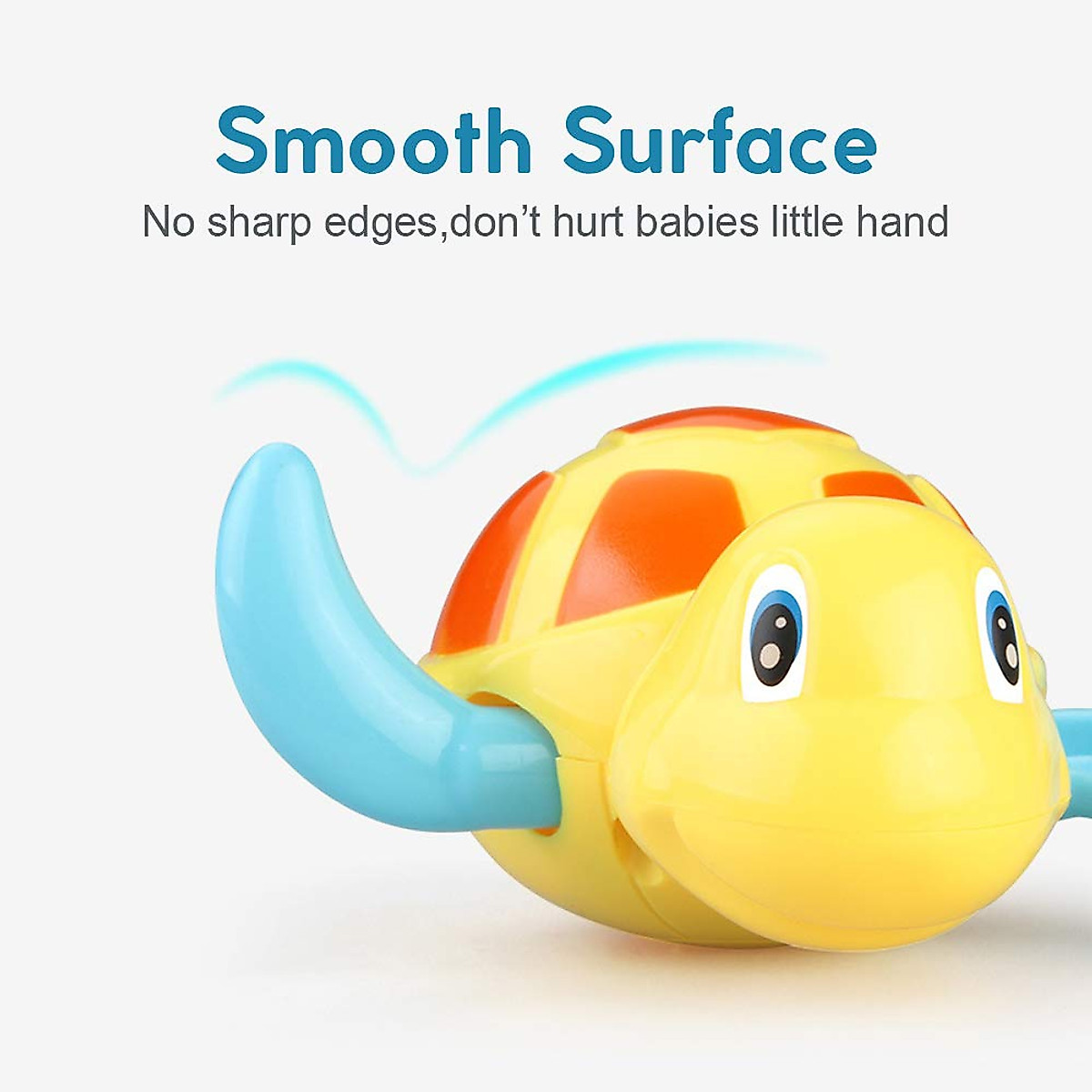 Bath Toys for Toddlers 1 2 3 4 5 Years Old,Pool Toys for Kids,Baby Funny Wind Up Swimming Turtle Bath Toy,Cute Floating Bathtub Water Toys,Gift for Preschool Child Boys Girls (3 Pcs)