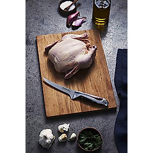 Hammer Stahl 6-Inch Boning Knife - German High Carbon Steel - Curved Flexible Blade for Boning, Filleting, and Trimming - Ergonomic Quad-Tang Handle