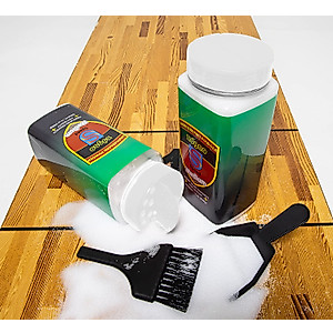 YDDS Shuffleboard Sand - Shuffleboard Wax with Mini Dustpan and Mini Brush, 2 Cans(2×14 oz)