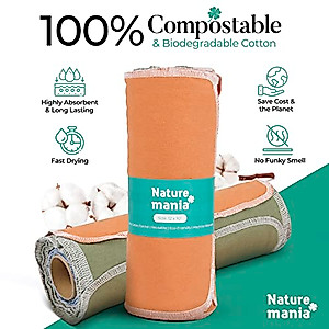 Value Pack of 48 Reusable Paper Towels - Paperless Paper Towels made with Super-Soft, Washable Paper Towel Set for Kitchen,